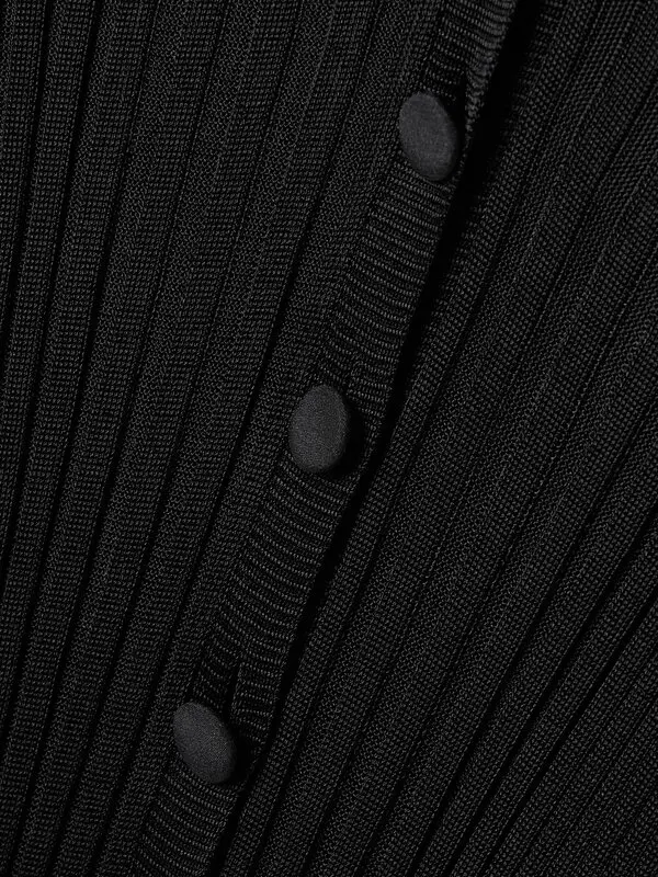 Khaite Ramon Ribbed-knit Cardigan