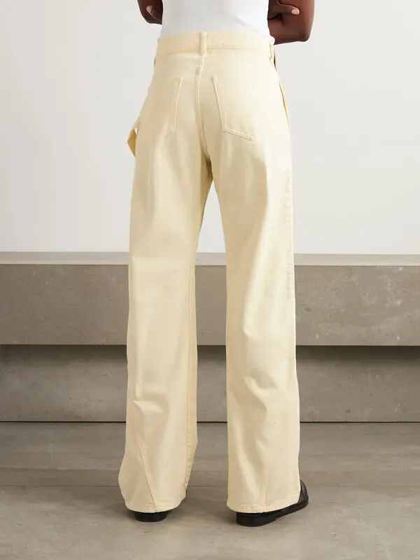 JW Anderson Twisted Low-rise Wide-leg Jeans