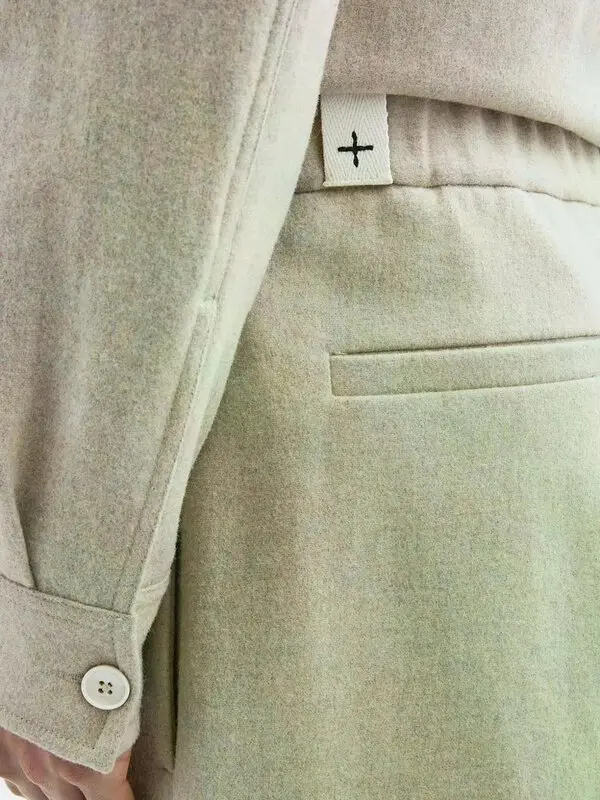 JIL SANDER Tailored Wool Flannel Trousers