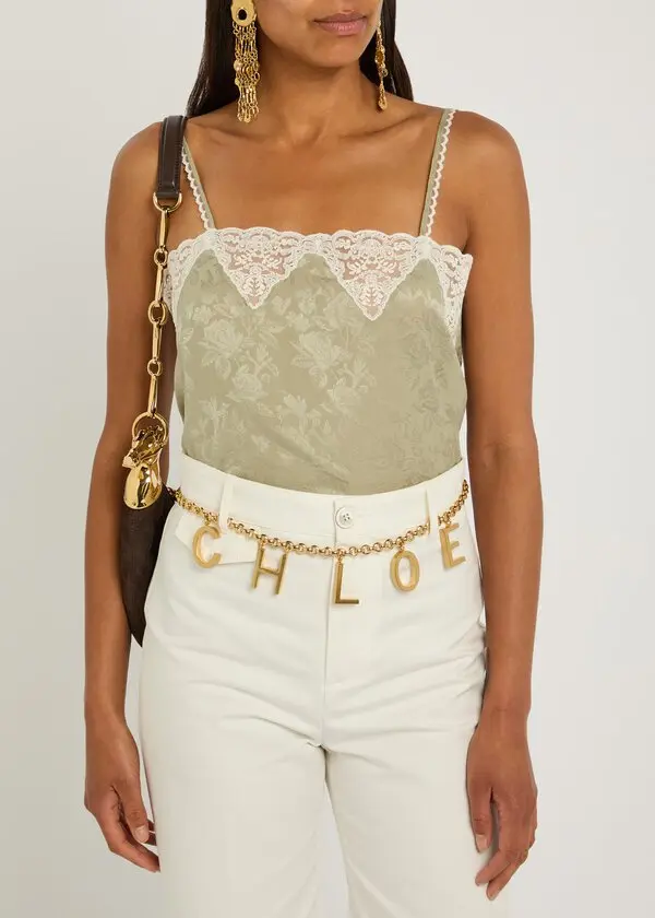 Chloé Metal Letters Belt