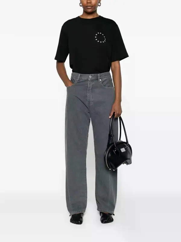 Études Studio Logo Patch Straight Leg Jeans