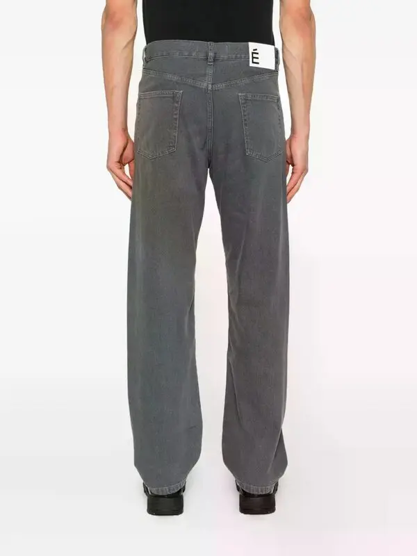 Études Studio Logo Patch Straight Leg Jeans