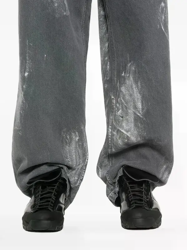 Études Studio Painted Loose Fit Jeans - Grey