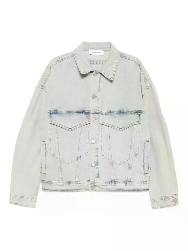 Études Studio Bleach Wash Denim Jacket - Blue