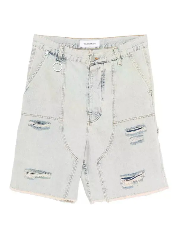 Études Studio Distressed Carpenter Shorts