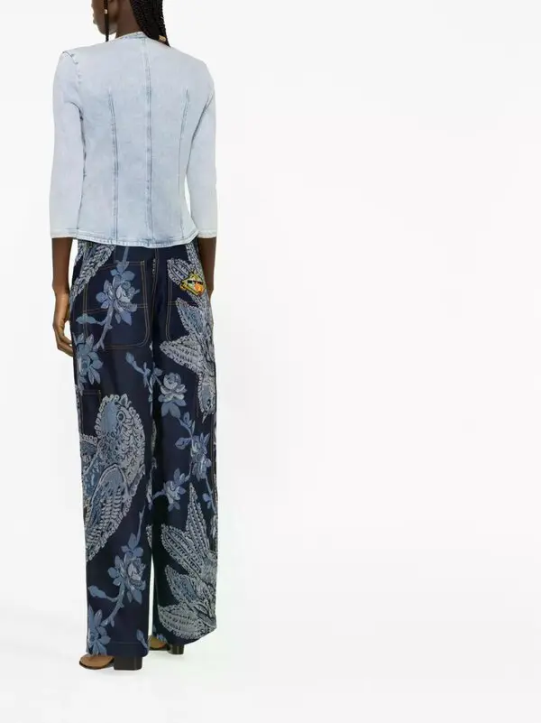 Isabel Marant Étoile Vanio Denim Corset Top