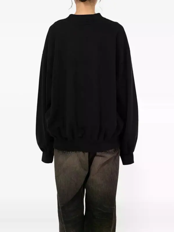 Mihara Yasuhiro Smiley Face Print Sweatshirt