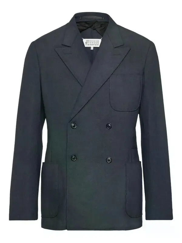 MAISON MARGIELA Double-breasted Patch-pocket Jacket