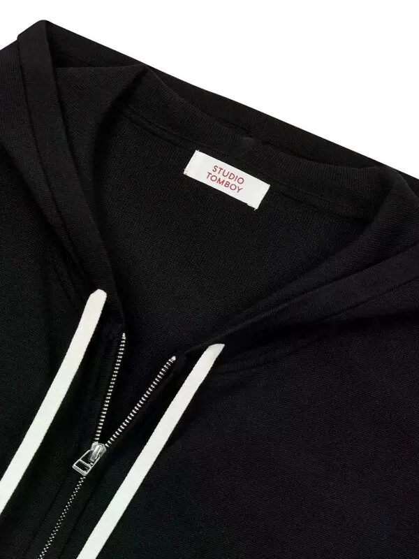 STUDIO TOMBOY Zip-up Hoodie With Drawstring