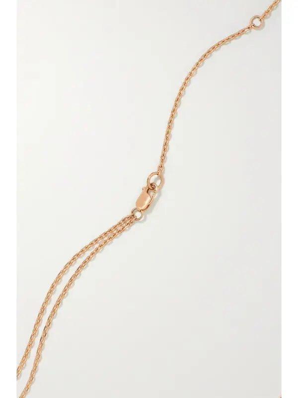 REPOSSI Berbère 18-karat Rose Diamond Necklace
