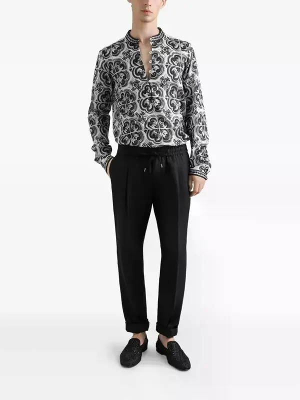Dolce & Gabbana Pleated Drawstring Trousers