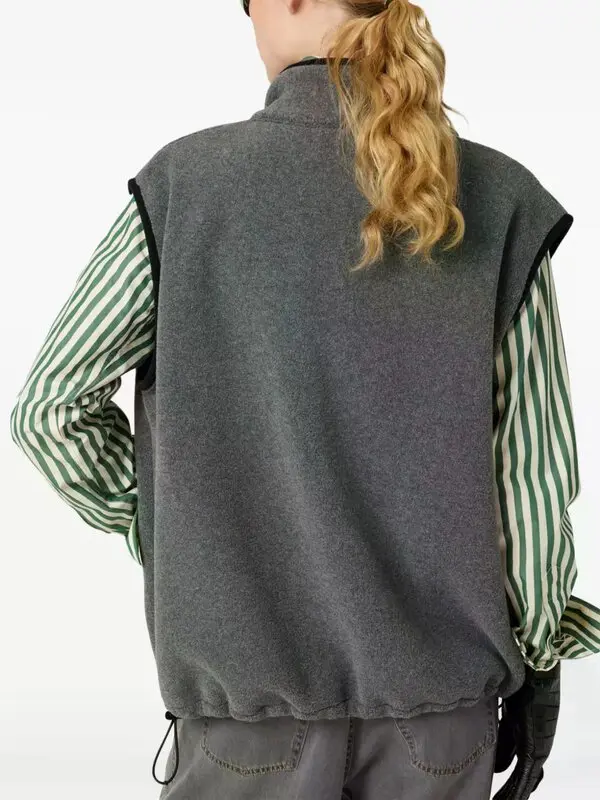 Miu Miu Fleece Zip Vest