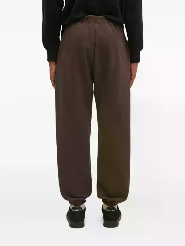 Aries Slogan-print Sweatpants - Brown