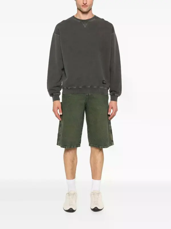 Dickies Denim Cargo Shorts With Multiple Pockets - Green