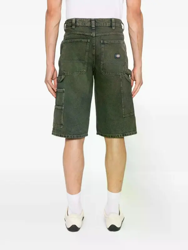 Dickies Denim Cargo Shorts With Multiple Pockets