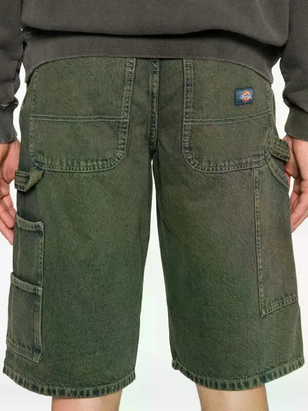 Dickies Denim Cargo Shorts With Multiple Pockets