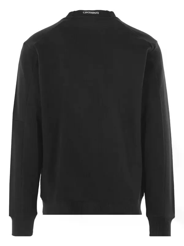 C.P. COMPANY Pocket Detail Crew Neck Sweatshirt - Black