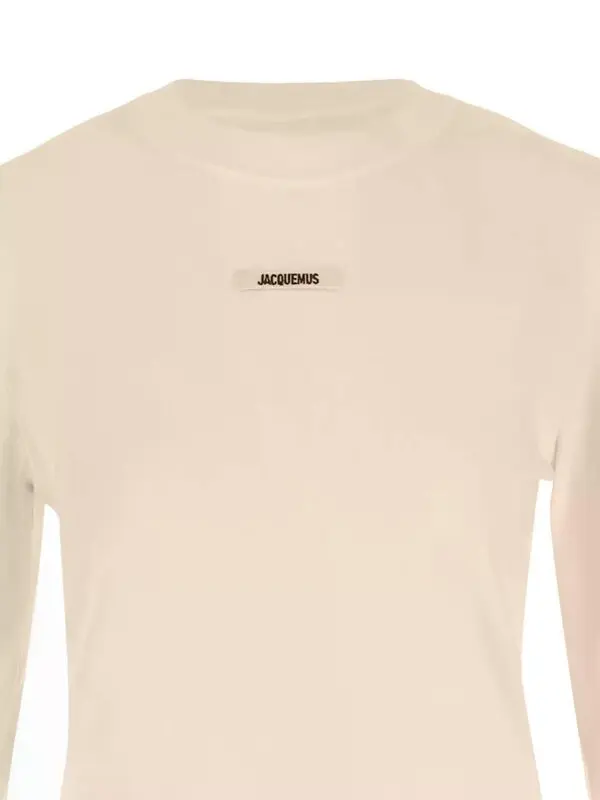 Jacquemus Le Gros Grin Long Sleeve T-shirt - Neutrals
