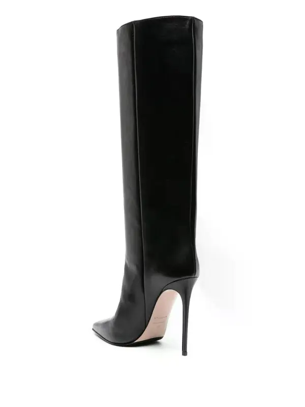 LE SILLA Eva 120mm Stiletto Heel Knee-length Leather Boots