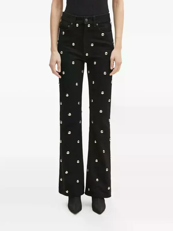 Fiorucci Embellished Flared Jeans