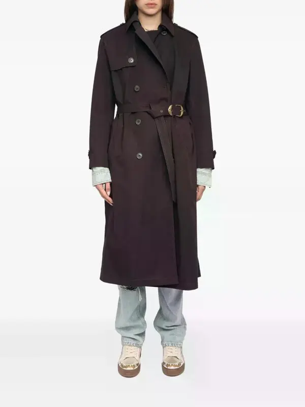 Zadig&Voltaire Kenar Double-breasted Trench Coat