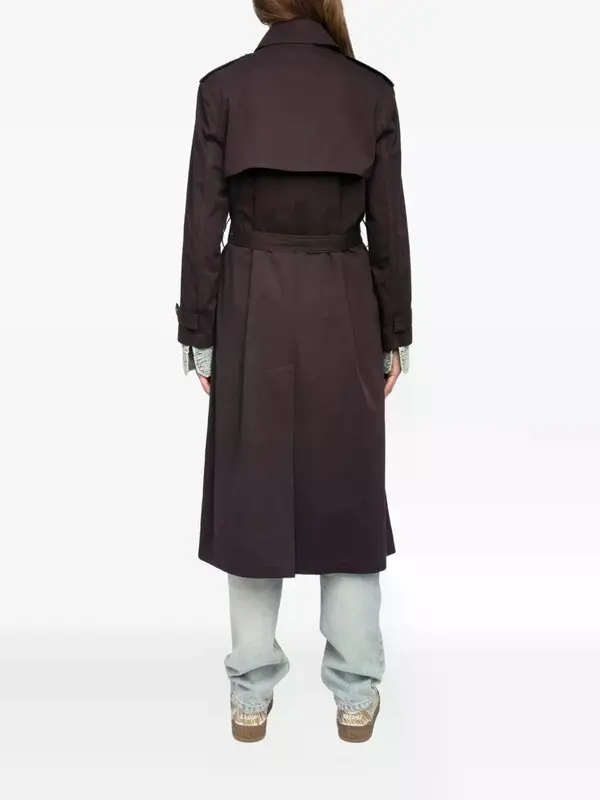Zadig&Voltaire Kenar Double-breasted Trench Coat