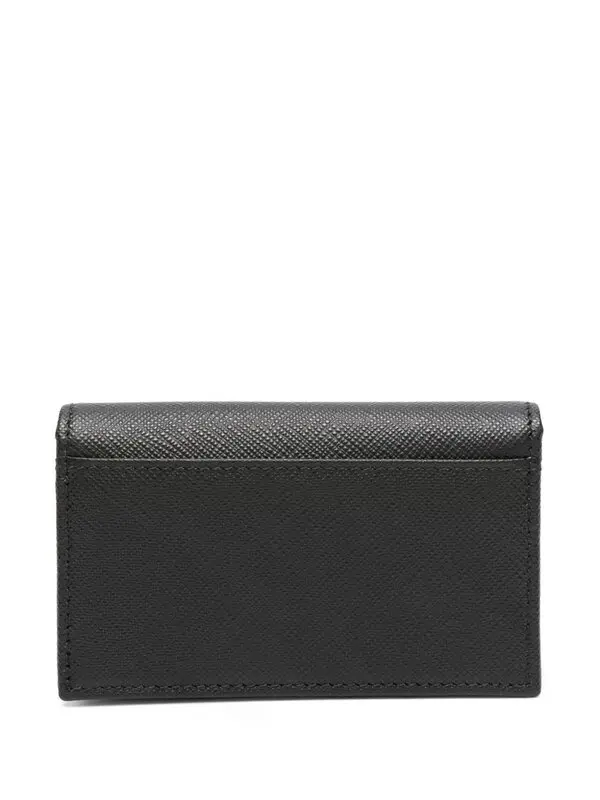 Prada Logo-plaque Foldover Cardholder