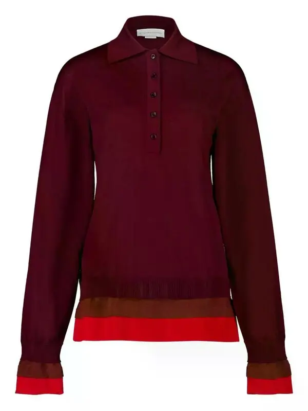 Stella McCartney Layered Polo Neck Top