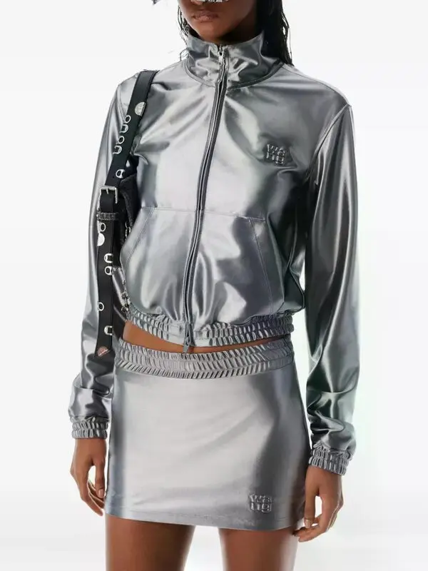 Alexander Wang Elasticated-waistband Satin Skirt