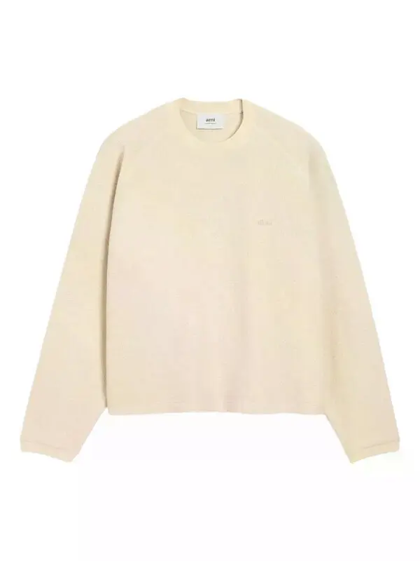 AMI Paris Embroidered Crewneck Sweatshirt