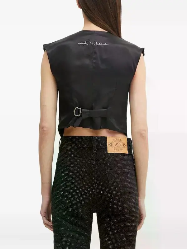 Fiorucci Button-fastening Sleeveless Top