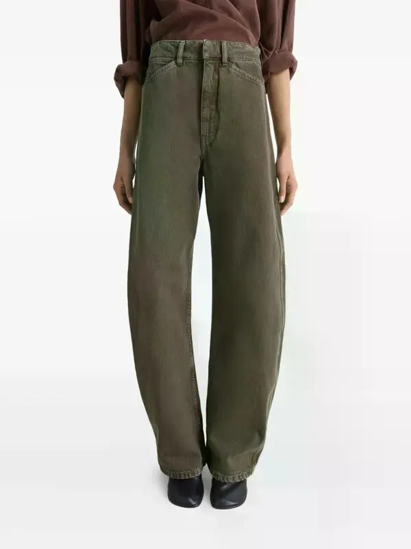 LEMAIRE Wide-leg Jeans - Green