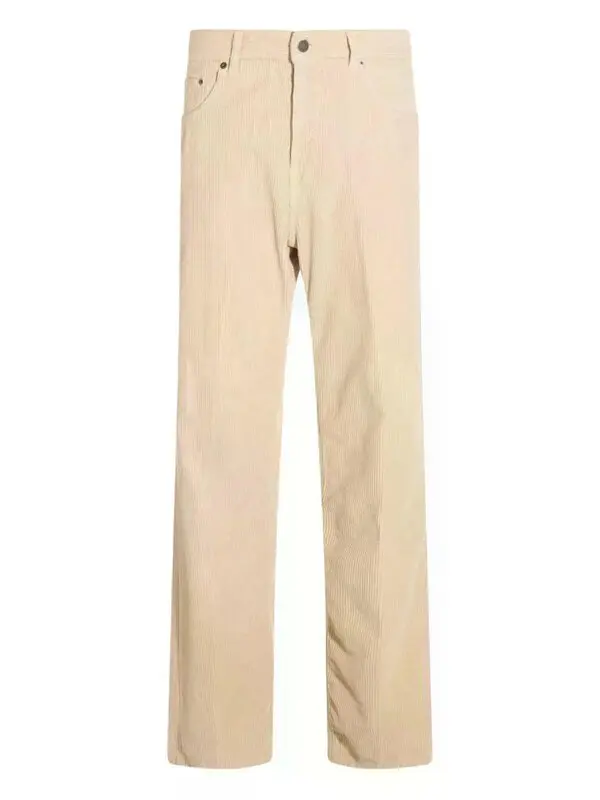 HAIKURE Corduroy Cotton Trousers - Neutrals