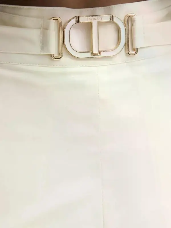 TWINSET Pleated Belted Trousers