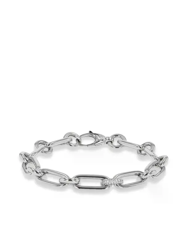 PRAGNELL 18k White Gold Havana Diamond Bracelet - Silver