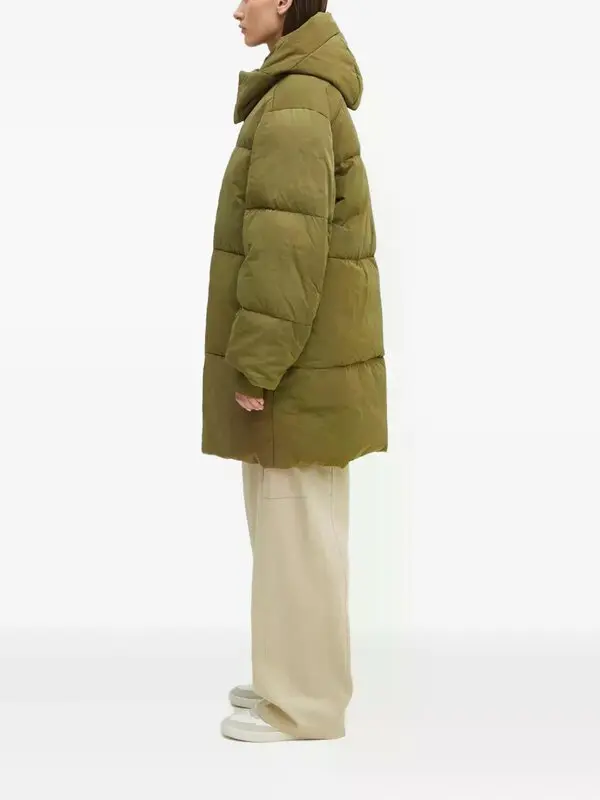PANGAIA Hooded Puffer Jacket - Green