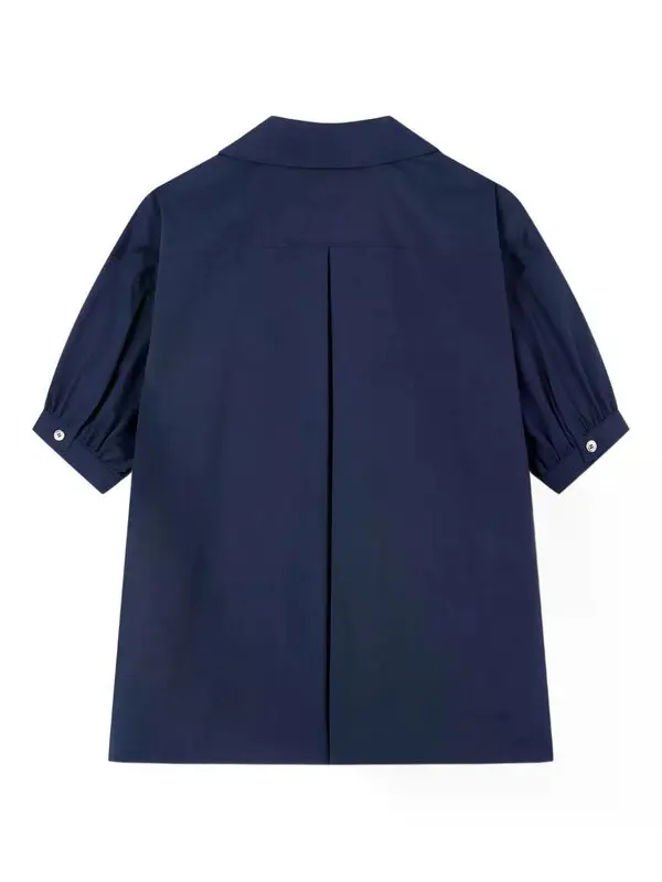 STUDIO TOMBOY Puff-sleeve Shirt With Chest Pockets