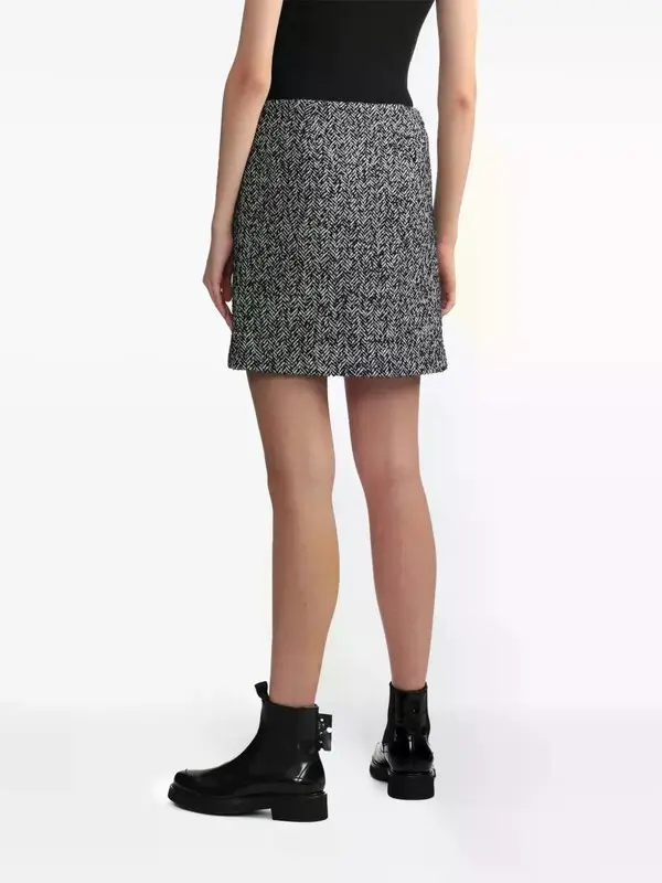 A BATHING APE Houndstooth Mini Skirt