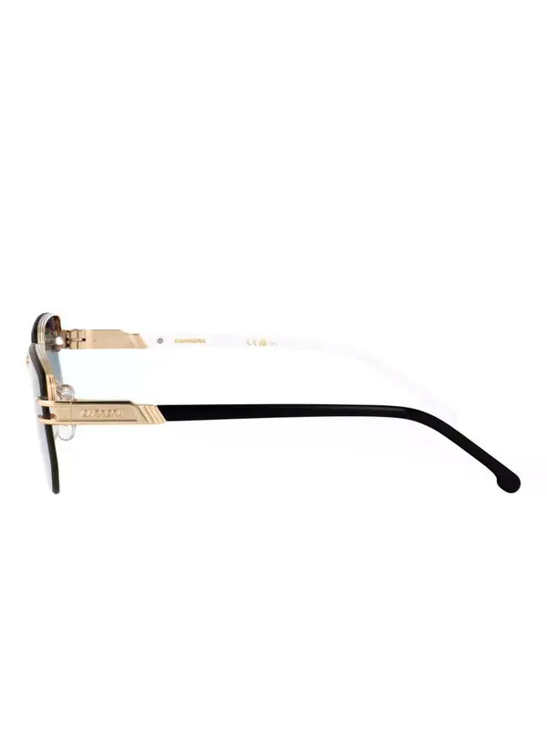 Carrera Eyewear Rimless Octagon Sunglasses - Gold