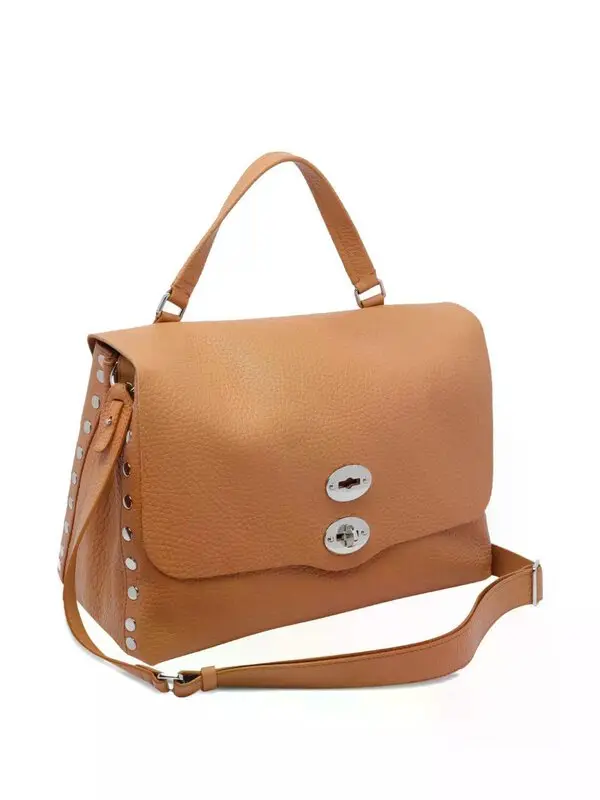 ZANELLATO Postina Medium Leather Tote Bag - Brown
