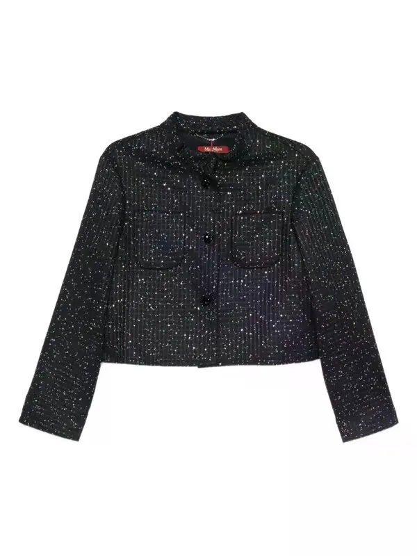 Max Mara Sequin Embellished Jacket