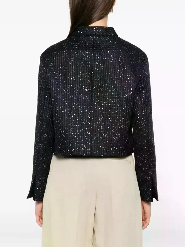 Max Mara Sequin Embellished Jacket
