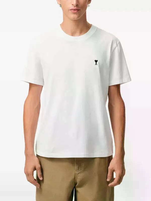 AMI Paris De Coeur T-shirt - White