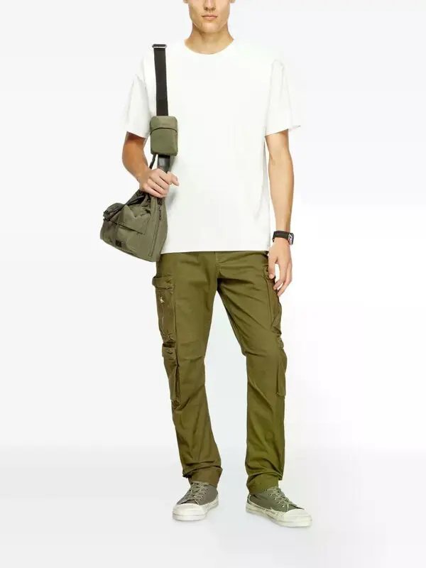 DIESEL® T-norm-int Embroidered-detail T-shirt - Neutrals