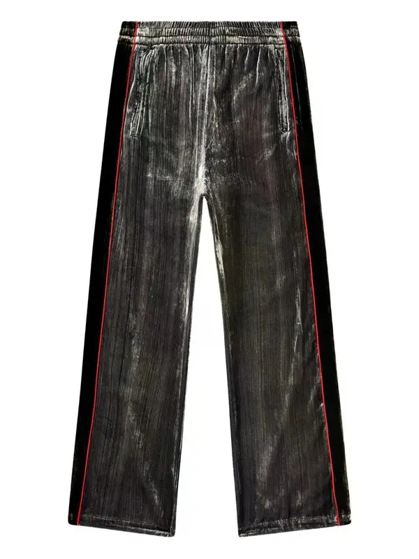 DIESEL® Side-stripe Velour Trousers