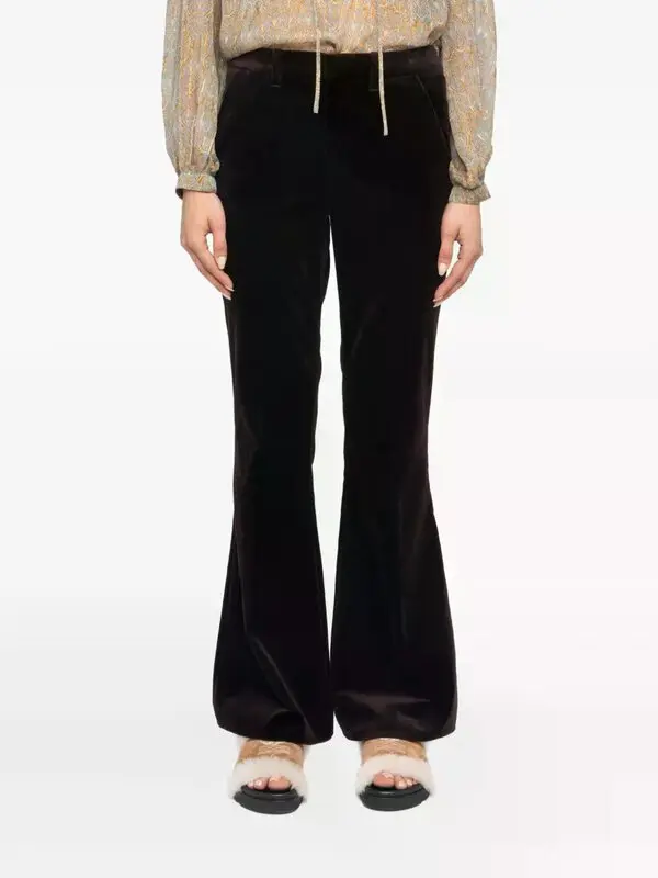 Zadig&Voltaire Velvet Flared Trousers