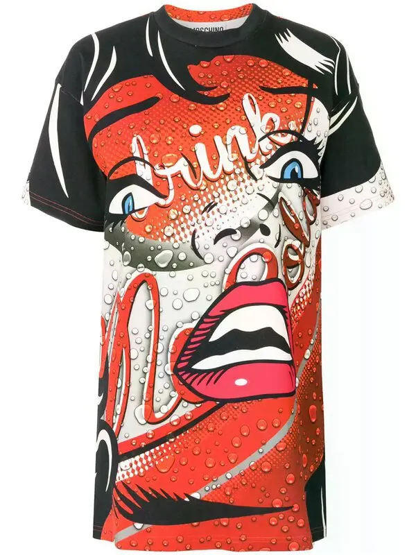 Moschino Coca-cola T-shirt Dress - Multicolour
