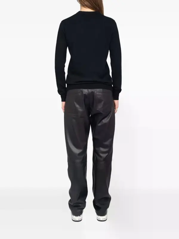 Zadig&Voltaire Heart Motif Crew Neck Sweater