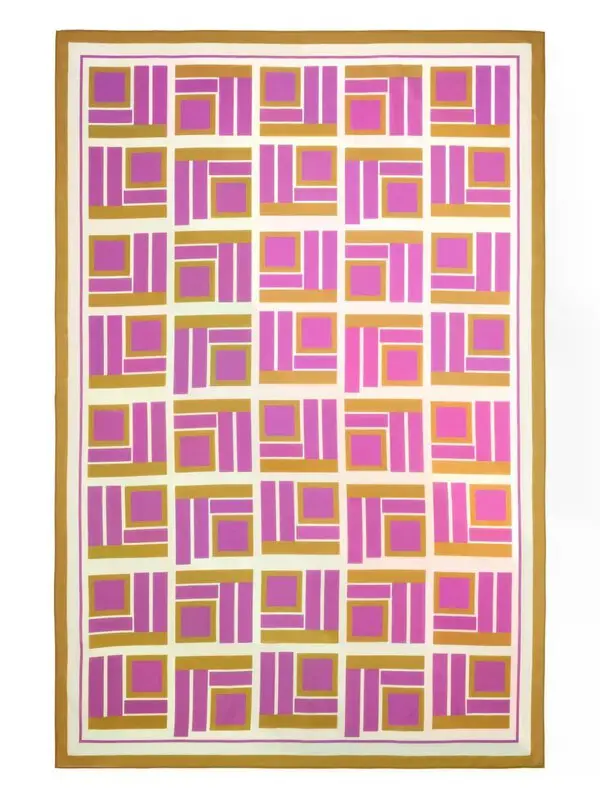 ERES Geometric-print Sarong - Purple