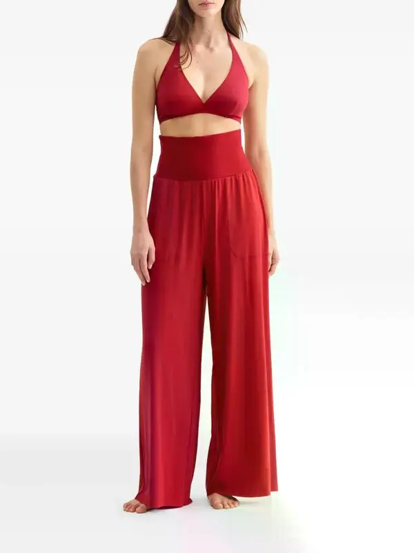 ERES Dao Wide-leg Trousers - Red